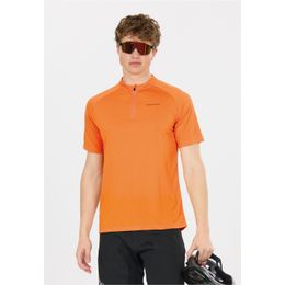 Funktionsshirt Endurance "Crow", Herren, Gr. L, orange, 100% Polyester, meliert, normal, ohne Ausschnitt, Shirts Funktionsshirt, mit Quick-Dry-Technologie