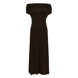 Jerseykleid Soaked in Luxury "Jerseykleid SLHanadi", Damen, Gr. L, N-Gr, braun (chocolate torte), Obermaterial: 95% Viskose CV. 5% Elasthan EL., Kleider Jerseykleid