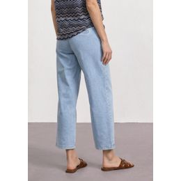 Loose-fit-Jeans Street One, Damen, Gr. 27, L&auml;nge 26, ultra bleached wash, Jeans, 89% Baumwolle, 8% Polyester, 3% Elasthan, unifarben, kn&ouml;chelfrei, Jeans, mit Wide Legs