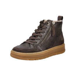 Paul Green Damen Sneaker "Paul Green Sneaker Veloursleder", Gr. 42mocca, Veloursleder, Schuhe