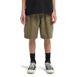 Cargoshorts Element "Relax Cargo", M&auml;dchen, Gr. 10(140-148cm), kalamata, Obermaterial: 70% Baumwolle, 30% Baumwolle;, Hosen