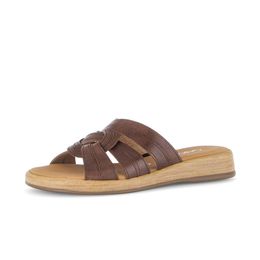 Pantolette Gabor "Pantolette", Damen, Gr. 36, braun, Schuhe Pantolette