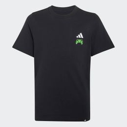T-Shirt adidas Sportswear "J GAME T 2", M&auml;dchen, Gr. 164, schwarz, Obermaterial: 100% Baumwolle, normal, Rundhals, Shirts T-Shirt