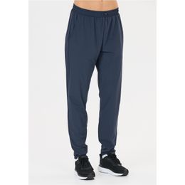 Stoffhose Endurance "Caitlin", Damen, Gr. 34, EURO-Gr&ouml;&szlig;en, dunkelblau, 79% Polyamid, 21% Elasthan, unifarben, lang, Hosen Stoffhose, aus dehnbarem und atmungsaktivem Material