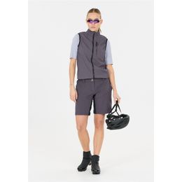 Radhose Endurance "Balhia", Damen, Gr. 34, EURO-Gr&ouml;&szlig;en, grau, 90% Polyester, 10% Elasthan, unifarben, normal, Hosen, mit 4-Wege-Stretch