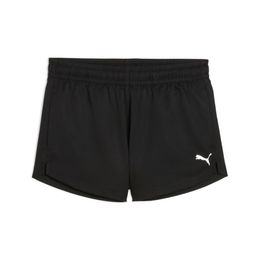 Shorts Puma "TAD ESS WOVEN SHORTS G", M&auml;dchen, Gr. 164, N-Gr, Puma schwarz, Twill, Obermaterial: 100% Polyester, unifarben, regular fit kniefrei, Hosen Shorts, aus Polyester, mit DryCELL Technologie, atmungsaktiv