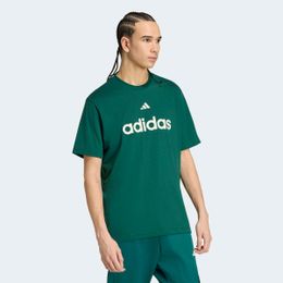 T-Shirt adidas Sportswear "M HOT AO T", Herren, Gr. XL, collegiate gr&uuml;n, Obermaterial: 65% Polyester, 35% Baumwolle, normal, Rundhals, Shirts T-Shirt