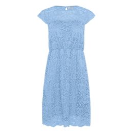 Midikleid Kaffe "Kleid KAanna", Damen, Gr. L, N-Gr, placid blau, Obermaterial: 92% Polyamid PA. 8% Elasthan EL., Kleider Midikleid