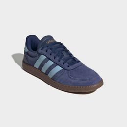 Sneaker adidas Sportswear "BREAKNET SLEEK", Damen, Gr. 36, dunkelblau, clear sky, gum5, Leder, Synthetik, Schuhe Sneaker