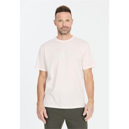 Funktionsshirt NOU "Kansa", Herren, Gr. L, wei&szlig;, 100% Baumwolle, bedruckt, bestickt, normal, Rundhals, Shirts Funktionsshirt, mit R&uuml;cken Print