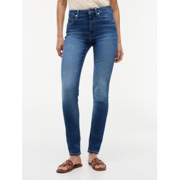 Skinny-fit-Jeans Tommy Hilfiger "COMO SKINNY KATY RW", Damen, Gr. 28, L&auml;nge 28, katy mid, Denim/Jeans, Obermaterial: 78% Baumwolle, 12% Lyocell, 7% Elastomultiester, 3% Elasthan, unifarben, skinny fit lang, Jeans, Baumwollmischung, regular waist