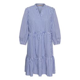 Midikleid Culture "Kleid CUjilla", Damen, Gr. L, N-Gr, salute, Obermaterial: 70% Baumwolle CO. 27% Nylon NY. 3% Elasthan EL., Kleider Midikleid