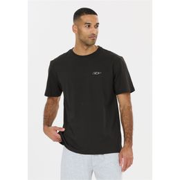Funktionsshirt NOU "Sudal", Herren, Gr. XXL, schwarz, 100% Baumwolle, bedruckt, unifarben, normal, Rundhals, Shirts Funktionsshirt, mit R&uuml;cken Print