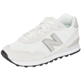 Sneaker New Balance "515", Damen, Gr. 37,5, nb 103 wei&szlig;, reflection, silber moss, Leder, Textil, Schuhe Sneaker
