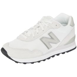 Sneaker New Balance "515", Damen, Gr. 37,5, nb 103 wei&szlig;, reflection, silber moss, Leder, Textil, Schuhe Sneaker