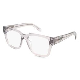 Prada PR08ZV Brille Herren | Fassung: Vollrand, Quadratisch, Grau Transparent