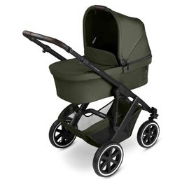 Abc Design Kombikinderwagen Salsa 5 Air, Olivgr&uuml;n, Textil, 3-teilig, 63x118x95.5 cm, EN 1888, Feststellbremse, Fu&szlig;st&uuml;tze abklappbar, Federung, kugelgelagerte R&auml;der, Verdeckung abnehmbar, 5-Punkte-Gurt, f&uuml;r Babyschale geeignet, Griff in Lederoptik, Transportsicherung, Sitz umsetzbar, abnehmbarer Schutzb&uuml;gel, Baby on Tour, Kinderwagen, Kombikinderwagen