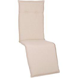 Relaxsesselauflage Takume ca.170x46x8cm Beige