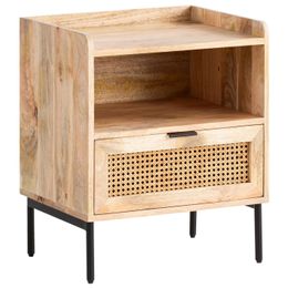 Nachttisch WL6.806 ca.50x60x40cm Mangoholz massiv