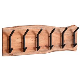 Wandgarderobe ca. 100x29x12,5 cm Akazie Echtholz