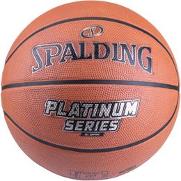 Spalding Platinum Series Rubber Basketball - Gr&ouml;&szlig;e 7 - orange