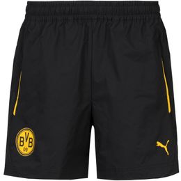 Puma Borussia Dortmund Fu&szlig;ballshorts Herren - Gr&ouml;&szlig;e S - schwarz