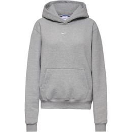 Nike Studio Fleece Hoodie Damen - Gr&ouml;&szlig;e L - grau
