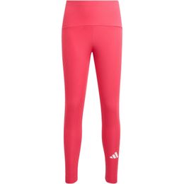 Adidas Leggings M&auml;dchen - Gr&ouml;&szlig;e 140 - rot