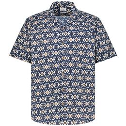 Herren Gro&szlig;e Gr&ouml;&szlig;en | Pfundskerl Freizeithemd mit Allover-Muster Farbe braun Gr&ouml;&szlig;e: 4XL