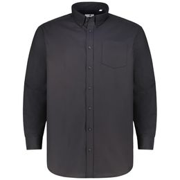 Herren Gro&szlig;e Gr&ouml;&szlig;en | Pfundskerl Freizeithemd aus Baumwolle Farbe schwarz Gr&ouml;&szlig;e: 6XL
