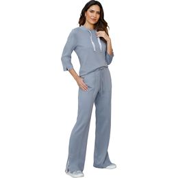 Damen Sweatshirt taubenblau, Gr&ouml;&szlig;e 42
