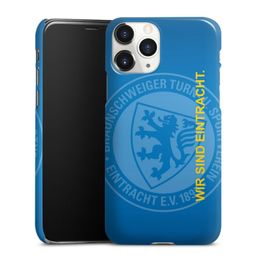 DeinDesign iPhone 11 Pro Handy Premium Case Smartphone Handyh&uuml;lle Schutzh&uuml;lle gl&auml;nzend Official Licensed Product Statement Eintracht Braunschweig Premium Case