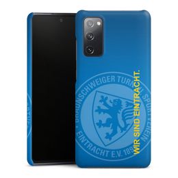 DeinDesign Galaxy S20 FE Handy Premium Case Smartphone Handyh&uuml;lle Schutzh&uuml;lle matt Official Licensed Product Statement Eintracht Braunschweig Premium Case