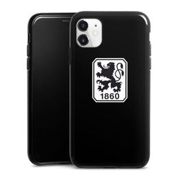 DeinDesign iPhone 11 Handy Silikon H&uuml;lle Case schwarz Handyh&uuml;lle Tsv 1860 M&uuml;nchen Official Licensed Product Sechzger