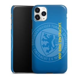 DeinDesign iPhone 11 Pro Max Handy Premium Case Smartphone Handyh&uuml;lle Schutzh&uuml;lle gl&auml;nzend Statement Official Licensed Product Eintracht Braunschweig Premium 