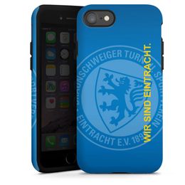 DeinDesign iPhone SE (2020) Handy Panzer Handyh&uuml;lle robuste Outdoor H&uuml;lle Schutzh&uuml;lle matt Statement Official Licensed Product Eintracht Braunschweig Tough Case