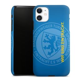 DeinDesign iPhone 11 Handy Premium Case Smartphone Handyh&uuml;lle Schutzh&uuml;lle matt Official Licensed Product Statement Eintracht Braunschweig Premium Case