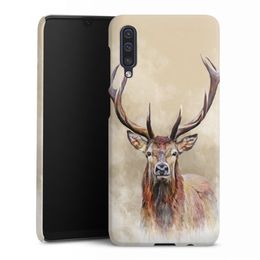 DeinDesign Galaxy A50 Handy Premium Case Smartphone Handyh&uuml;lle Schutzh&uuml;lle matt Animal Look Deer Reindeer Premium Case
