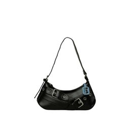 Handtasche BAGMORI "BAG mori Bag Bagmori Shoulder Bag", Damen, Gr. onesize, schwarz, Obermaterial: 100% Polyethylen, Taschen Handtasche