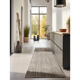 Teppich Hanse Home "Jaipur Juteteppich, als L&auml;ufer und in Rund", grau (graubraun), B:80cm H:10mm L:200cm, Jute, Teppiche, Teppich, 100% Naturfaser, Wohnzimmer, Esszimmer, Schlafzimmer, GRS