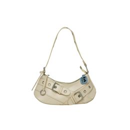 Handtasche BAGMORI "BAG mori Bag Bagmori Shoulder Bag", Damen, Gr. onesize, cream, Obermaterial: 100% Polyethylen, Taschen Handtasche