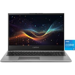 Captiva Business-Notebook "Business/Office I10-0834GE", grau (silberfarben), 64 GB RAM 2.000 GB SSD, Core i5, ohne Betriebssystem, Notebooks