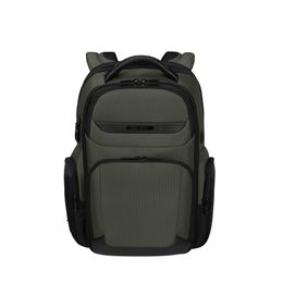 Laptoprucksack Samsonite "PRO-DLX 6", Gr. B/H/T: 30cm x 43cm x 15cm, gr&uuml;n, Nylon, Polyester, Rucks&auml;cke Laptoprucksack, erweiterbar (EXP)