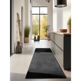 Teppich Hanse Home "Jaipur Juteteppich, als L&auml;ufer und in Rund", schwarz, B:80cm H:10mm L:200cm, Jute, Teppiche, Teppich, 100% Naturfaser, Wohnzimmer, Esszimmer, Schlafzimmer, GRS