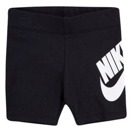 Radlerhose Nike Sportswear "FUTURA BIKE SHORT - f&uuml;r Kinder", M&auml;dchen, Gr. 3 (98), N-Gr, schwarz, Jersey, Obermaterial: 94% Baumwolle, 6% Elasthan, Hosen Radlerhose, bequeme Passform, f&uuml;r Alltag und Freizeit