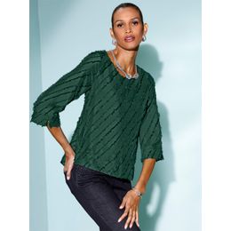 WITT Damen Schlupf-Bluse in Cr&ecirc;pe-Qualit&auml;t, moos, Gr&ouml;&szlig;e 38