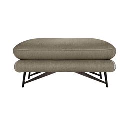 Hocker Calia italia "Cezanne bequem und elegant, B/T 90/70cm, hochwertiger Designfu&szlig;", beige (44 beige), B:90cm H:90cm T:70cm, Hocker, Polsterhocker