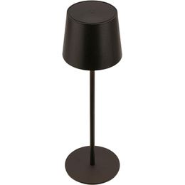 Briloner Leuchten LED Au&szlig;en-Tischleuchte "SUTA 7670015", matt, schwarz, Leuchten