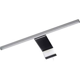 LED Aufbaustrahler Welltime "Siena", silber (silberfarben), B:28cm H:3cm T:11cm, Leuchten, LED Badleuchte Badleuchte