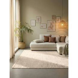 Teppich Hanse Home "Jaipur Juteteppich, als L&auml;ufer und in Rund", wei&szlig;, B:60cm H:10mm L:90cm, Jute, Teppiche, Teppich, 100% Naturfaser, Wohnzimmer, Esszimmer, Schlafzimmer, GRS